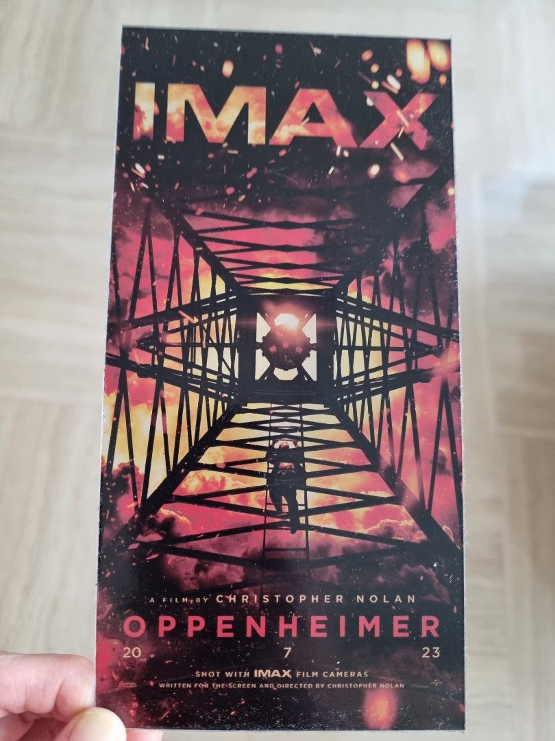 Oppenheimer IMAX Premiere Collectible, Hobbies & Toys, Memorabilia ...