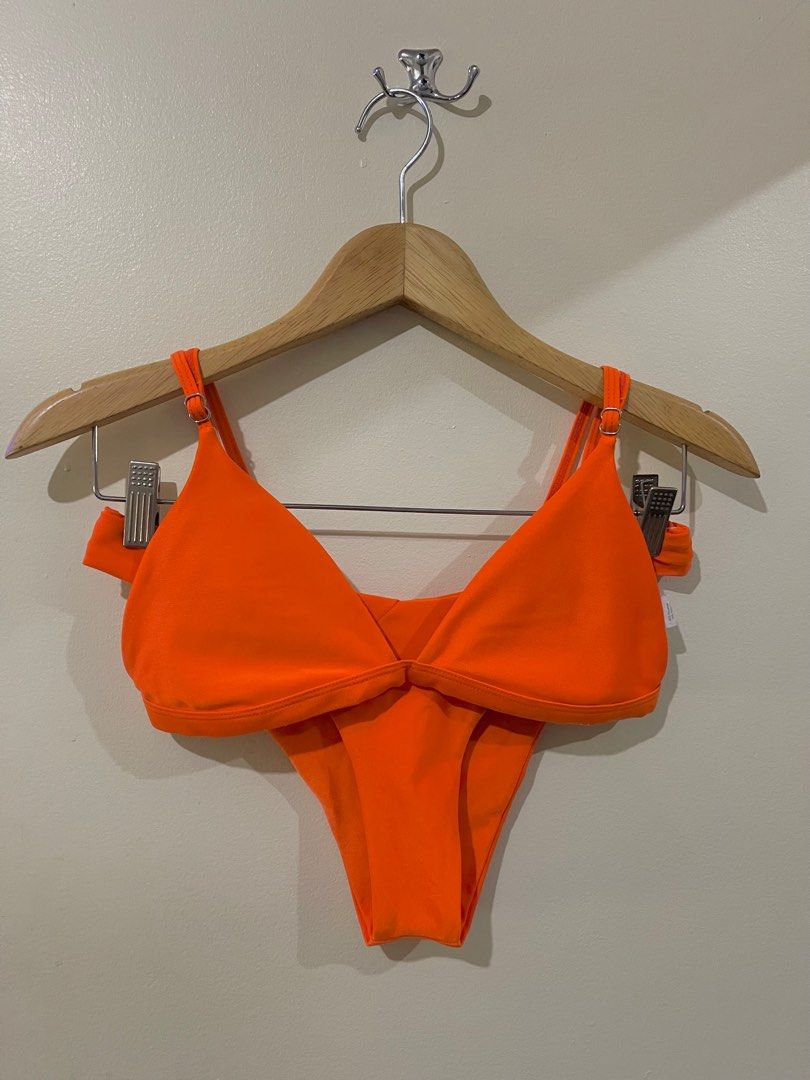 Orange Bikini, Women's Fashion, Swimwear, Bikinis & Swimsuits on Carousell