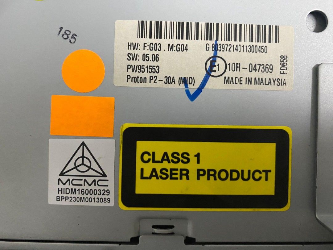 Original Proton Persona Head Unit, Auto Accessories on Carousell