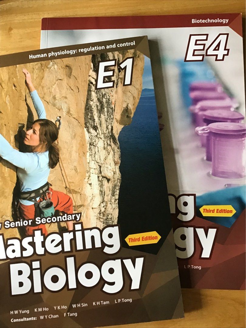 Oxford mastering biology third edition E1 E4 textbook 高中生物課本, 興趣及遊戲, 書本 ...