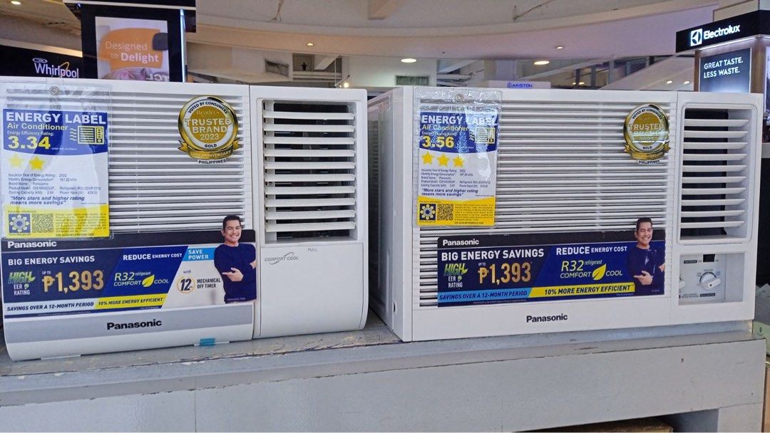 PANASONIC WINDOW TYPE NON INVERTER AIRCON, TV & Home Appliances, Air ...