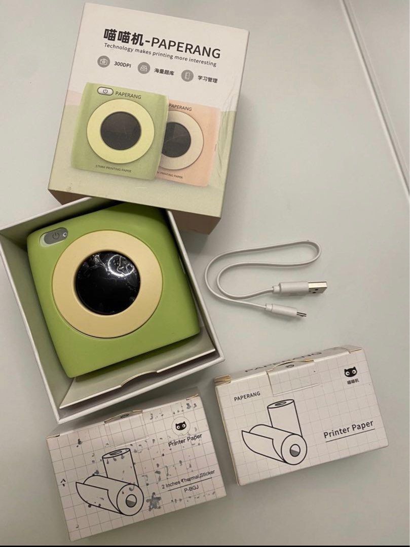Paperang P2 with free thermal rolls, Hobbies & Toys, Stationary & Craft ...