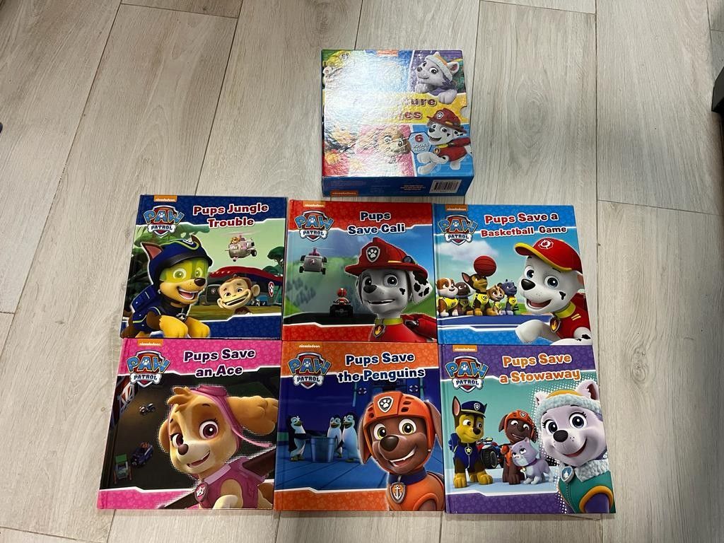 Paw Patrol - Box set (6 books) + Look & Find, 興趣及遊戲, 書本 & 文具, 小朋友書 ...