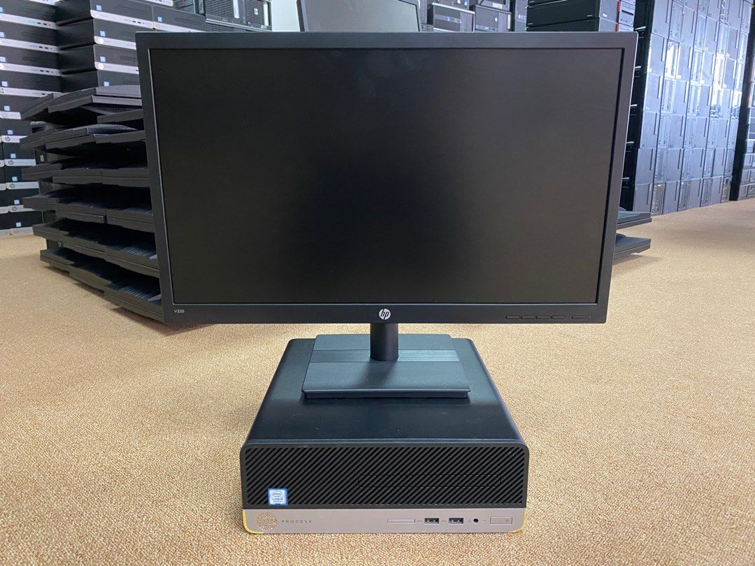 PC HP Prodesk 400 G6 SFF Fullset with 22 Inch HP Monitor, Computers ...