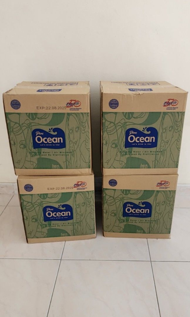 Pere Ocean Distilled Drinking Water 5.5L - Halal, Babies & Kids ...