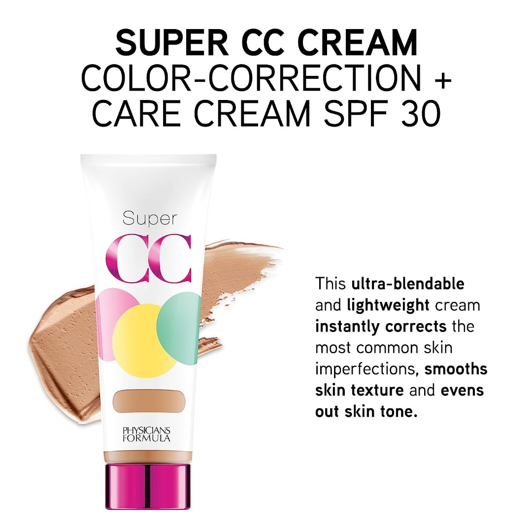 Physicians Formula Super CC+ Color-Correction + Care Cream SPF 30 ...
