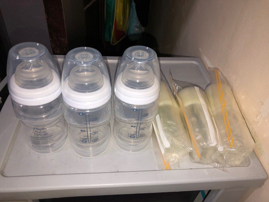 Playtex travel milk bottle, Babies & Kids, Nursing & Feeding ...