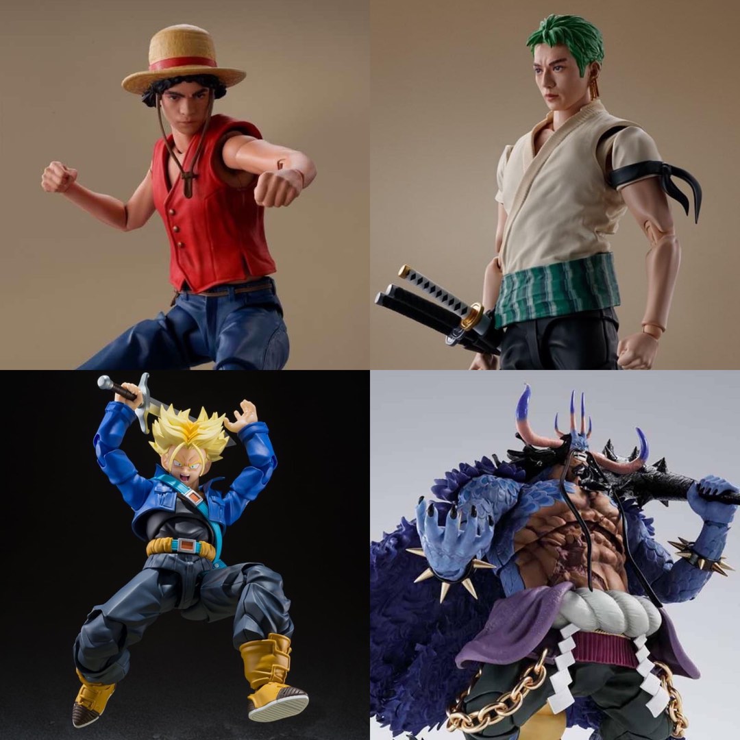 [PO] Bandai SHF Monkey D Luffy - Netflix One Piece Series, Roronoa Zoro ...