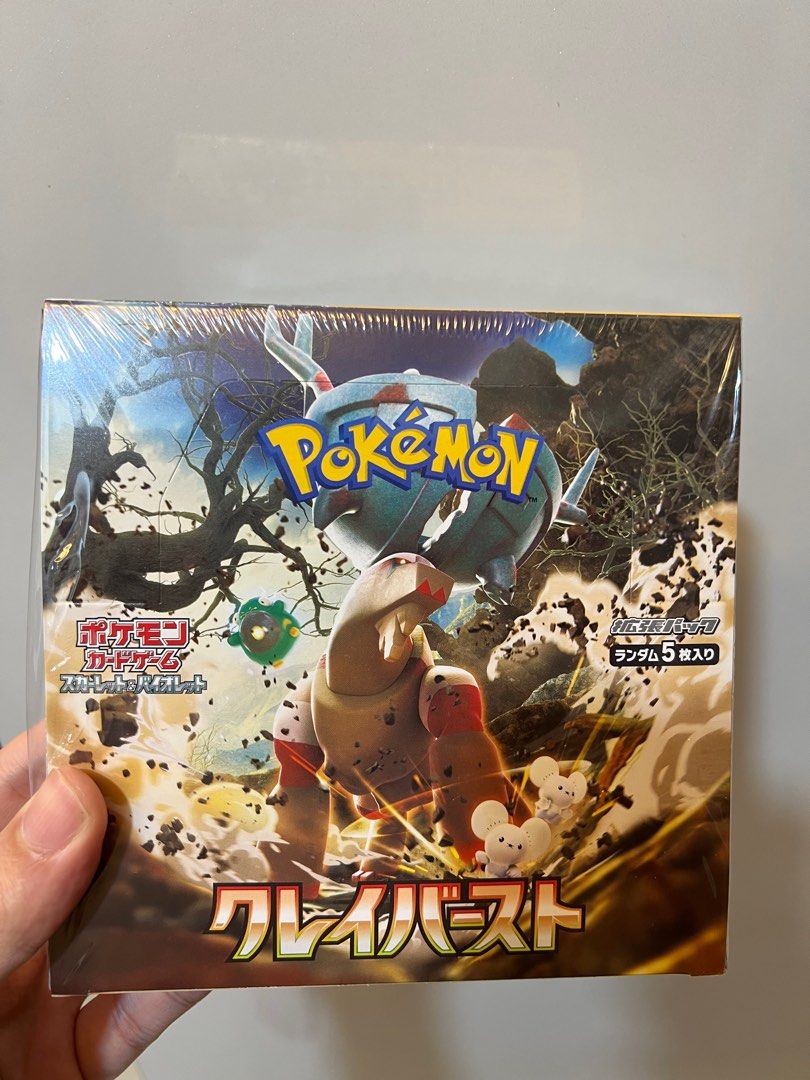 Pokemon clay burst booster box, Hobbies & Toys, Memorabilia ...