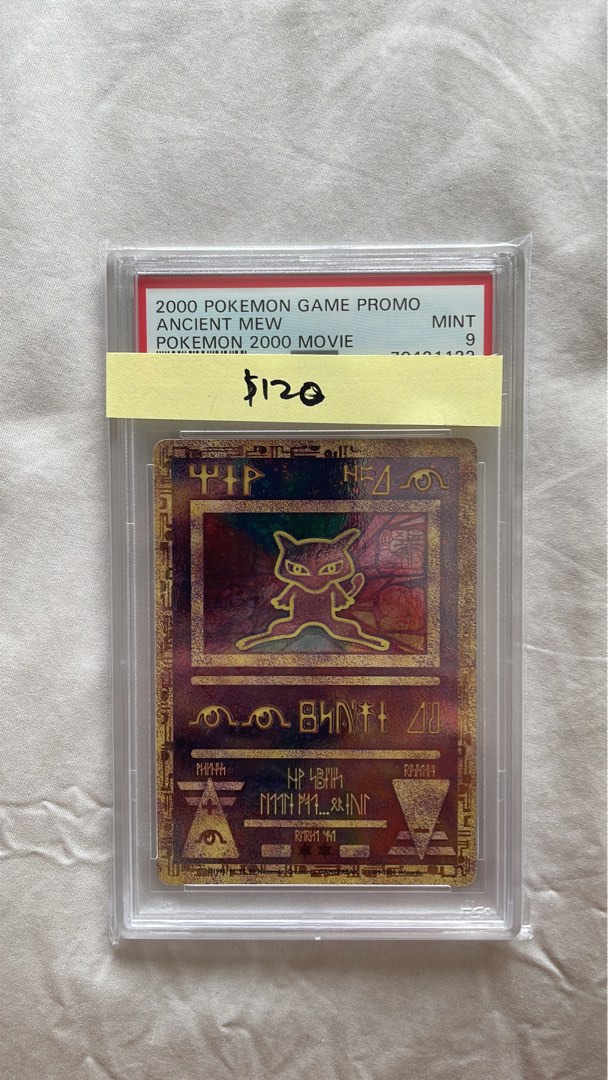Pokémon 2000 Game Promo Movie Ancient Mew PSA 9, Hobbies & Toys, Toys ...