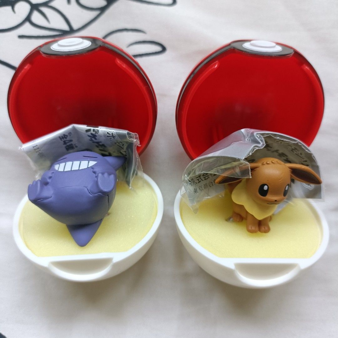 Pokémon rings gachapon capsule Bandai gasha ringcolle Japan pokemon ...