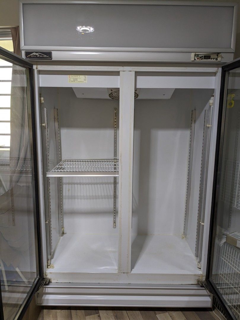 Polariz upright glass door display chiller, TV & Home Appliances ...