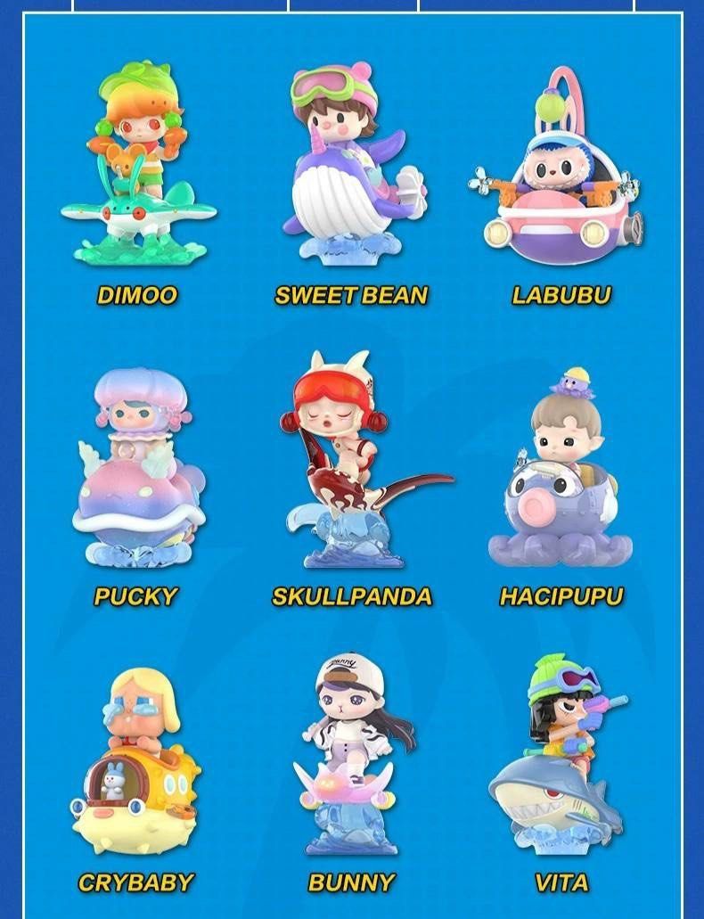 Popmart Water party crybaby, Hobbies & Toys, Toys & Games on Carousell