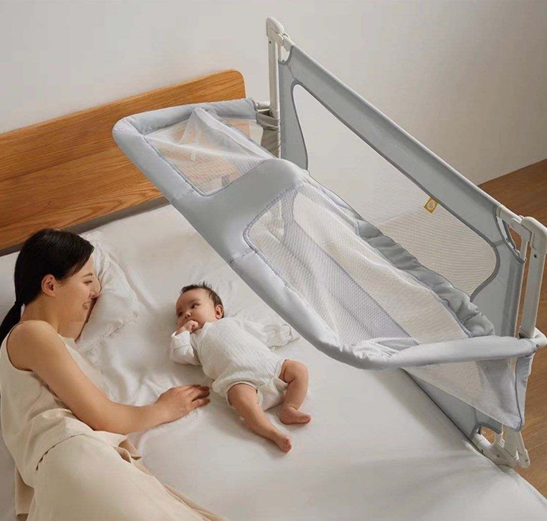 Portable Bed Guard rail with removable cage, Babies & Kids, Baby ...