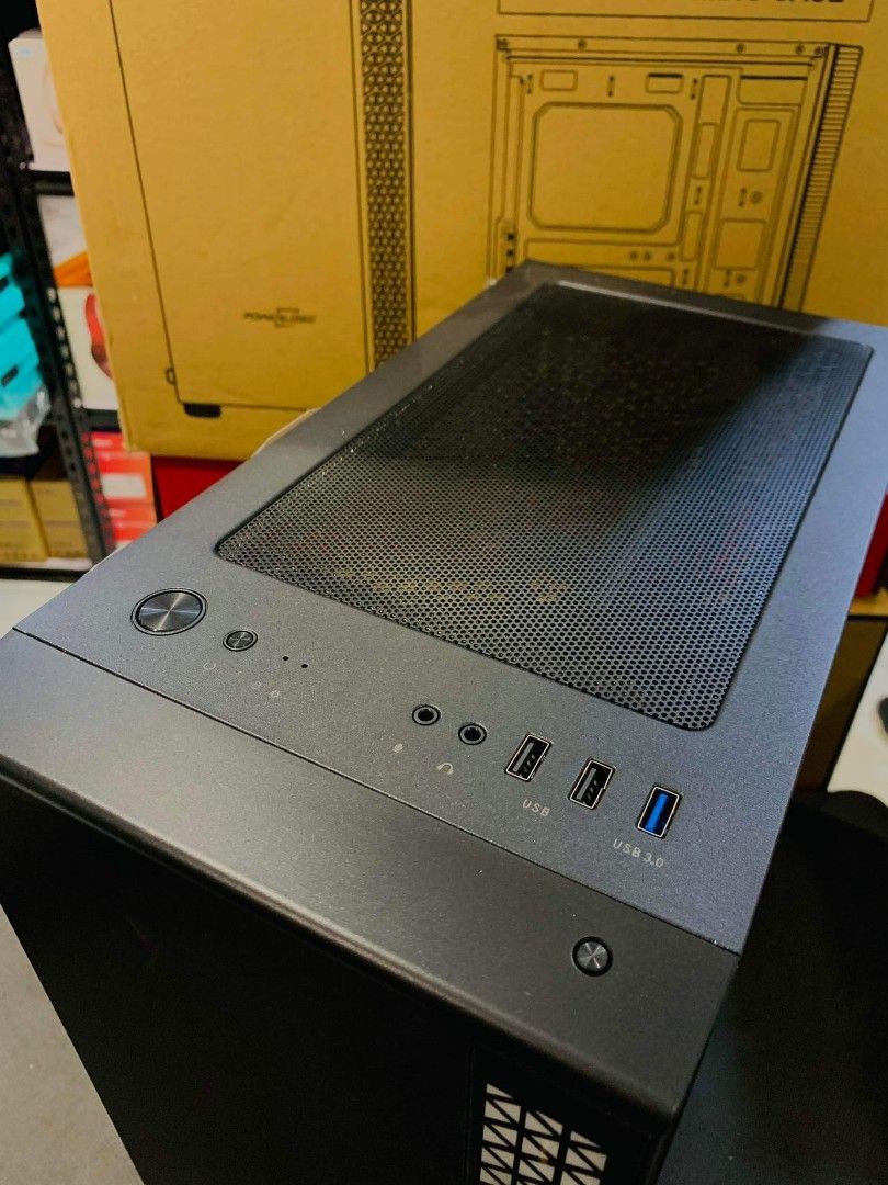 Powerlogic K2 RGB ITX/ATX/Micro Tempered Glass Gaming Case Casing ...