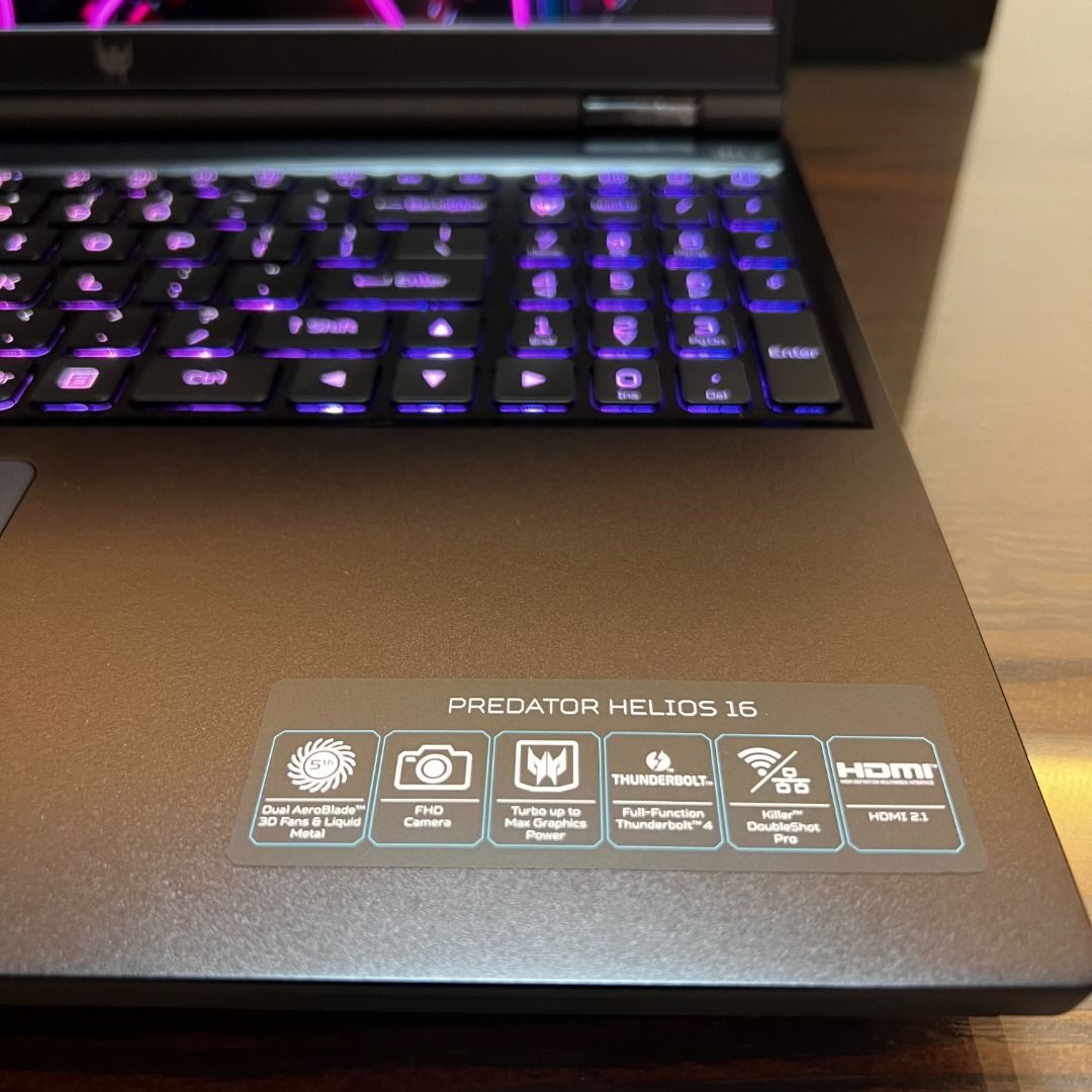 Predator Helios 16 PH16-71-95L8 Gaming Laptop with Freebies, Computers ...