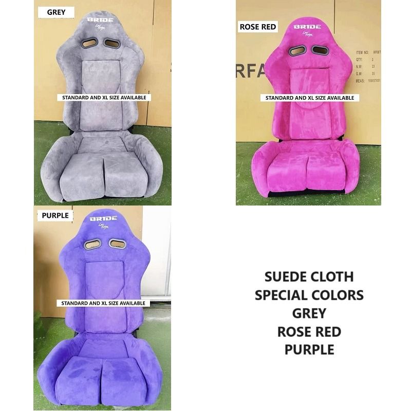PreOrder Bride Low Max Style Suede Bucket Seat Latest Model, Car ...