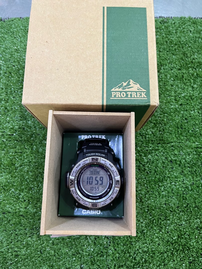 Pro Trek casio PRw-3500, Men's Fashion, Watches & Accessories, Watches ...