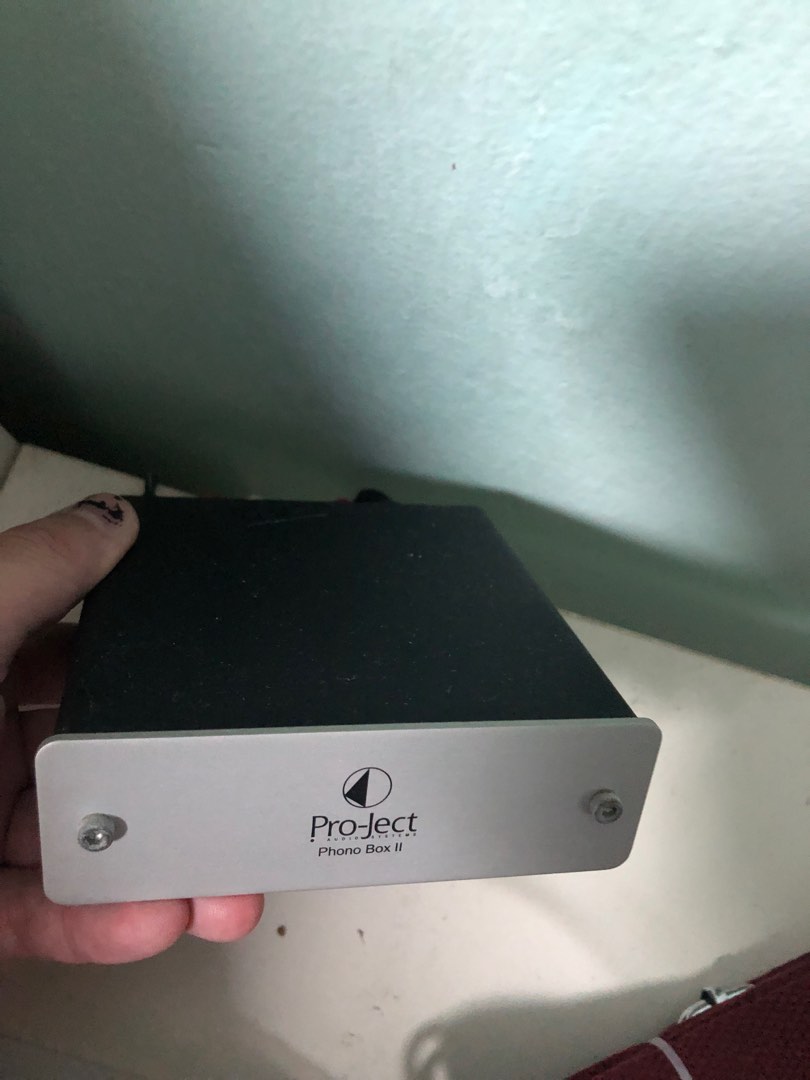Pro-Ject Phono Box 2 pre-amp for vinyl turntable, Audio, Soundbars ...