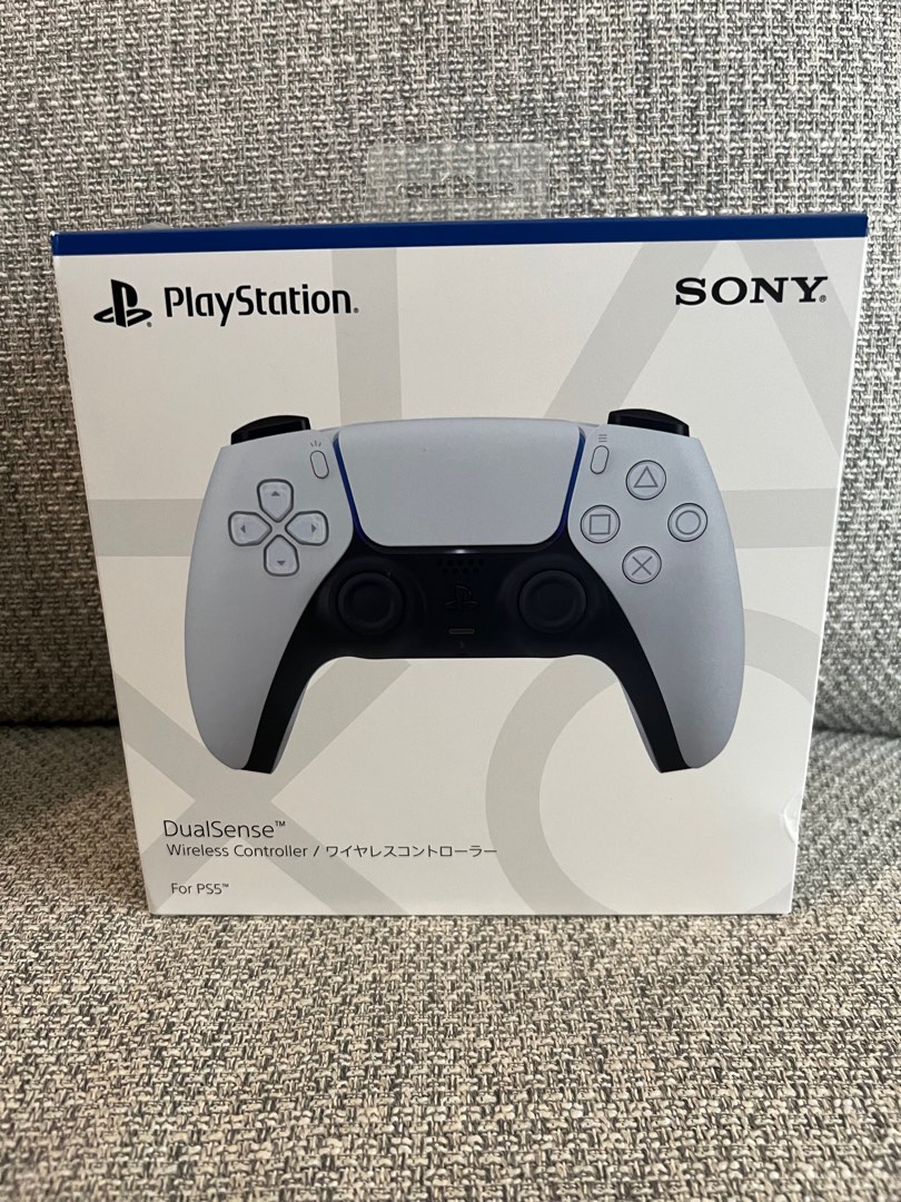 BNIB Sony PS5 Dualsense Controller (White - Japan Set), Video Gaming ...