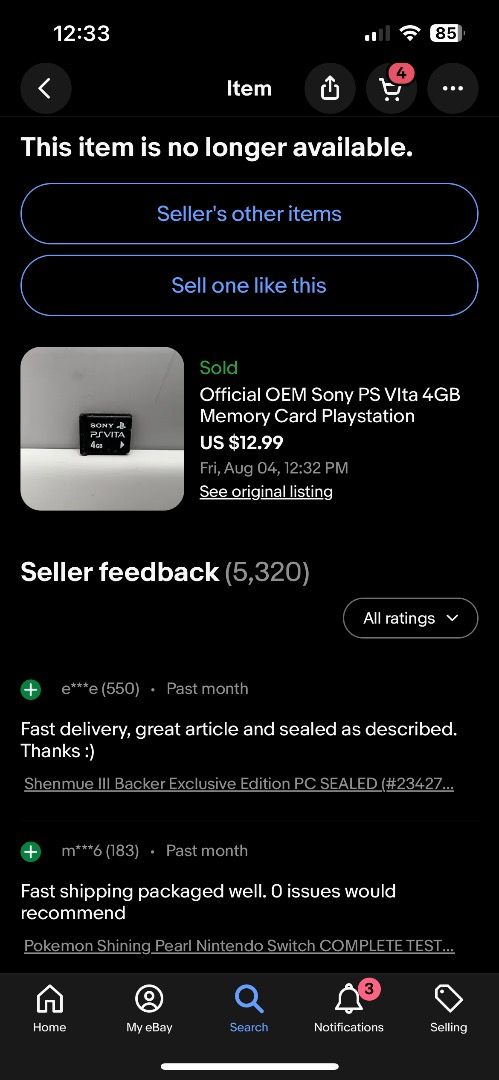 OFFICIAL PS VITA SONY PROPRIETARY MEMORY CARD | 4gb, 8gb, 16gb | Play ...