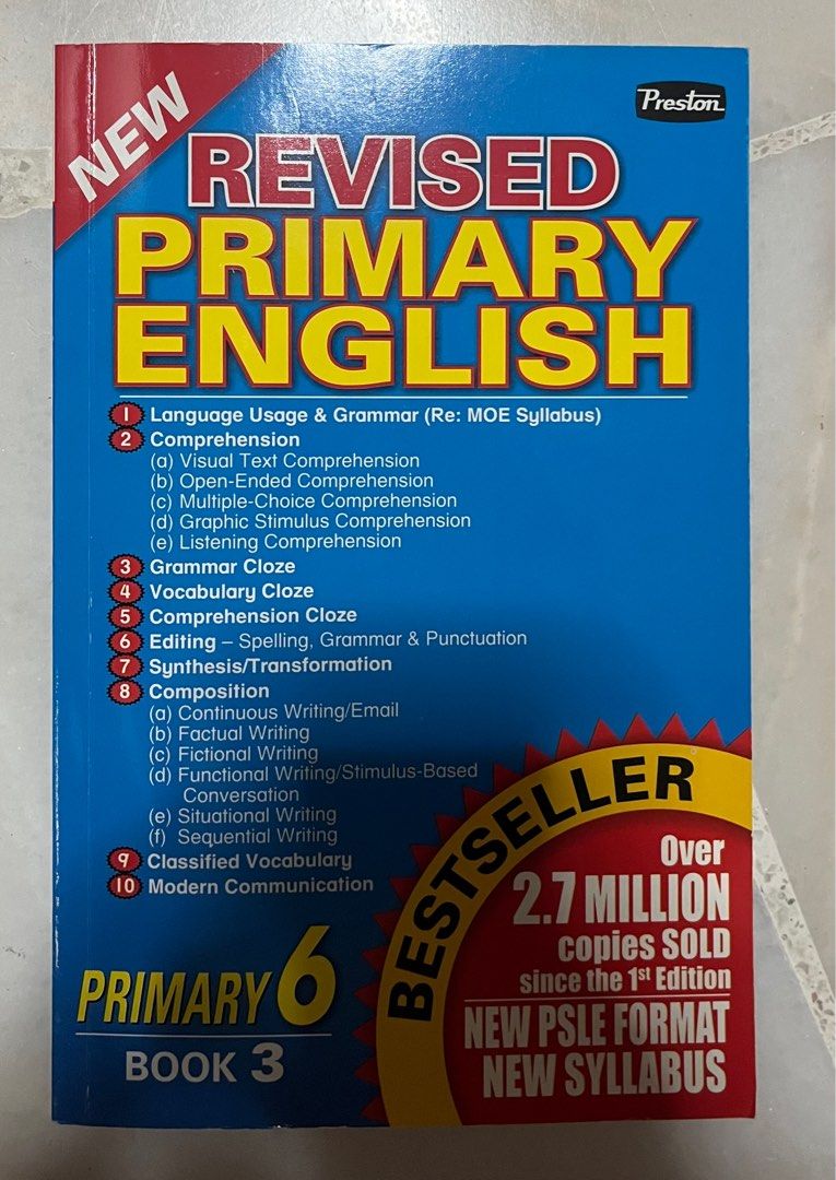PSLE English reference book for revision, Hobbies & Toys, Books ...