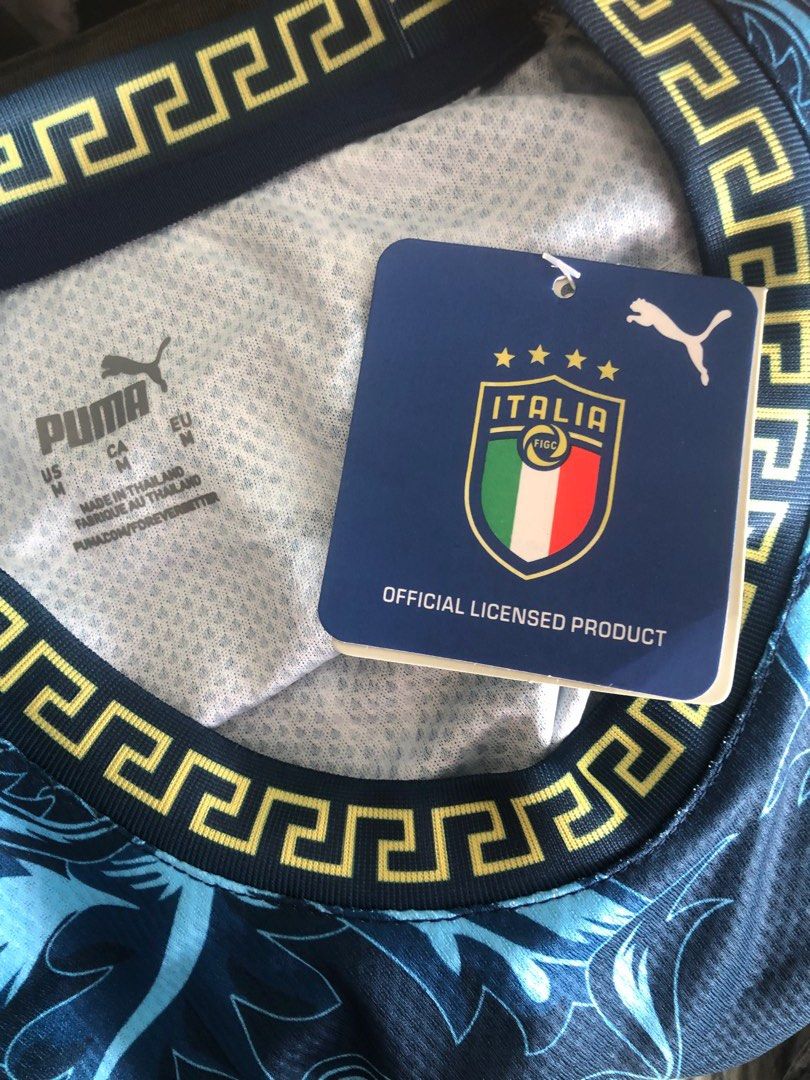 Puma Italy Versace soccer jersey/ t shirt, Men's Fashion, Activewear on ...