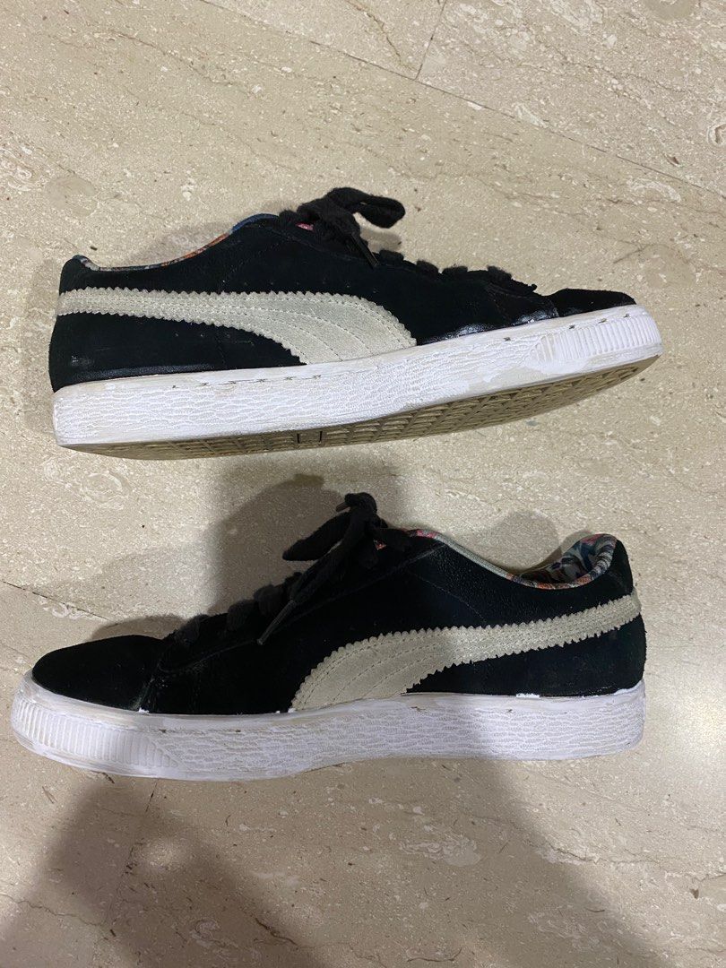 PUMA Suede Garden Floral, Women's Fashion, Footwear, Sneakers on Carousell