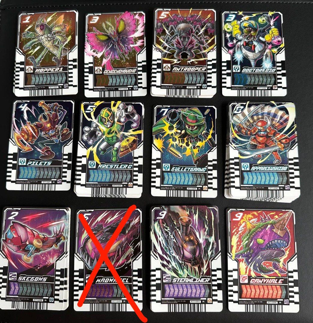 *PRICE REDUCED* [R] Rare Cards - Kamen Rider Gotchard Phase:01 Phase 01 Ride Chemy Trading Card ...