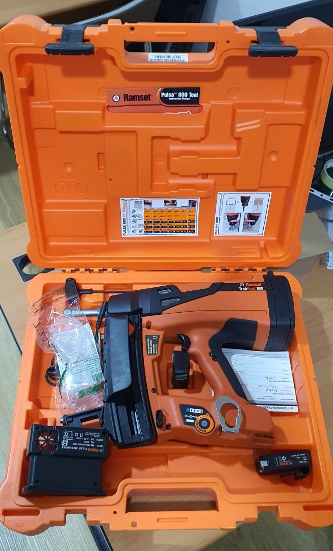 Ramset TrakFast 800 Cordless Nailer, Furniture & Home Living, Home ...
