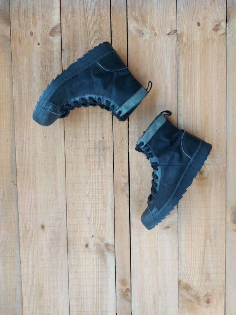Rare adidas jungle boots, Fesyen Pria, Sepatu , Sepatu Boot di Carousell