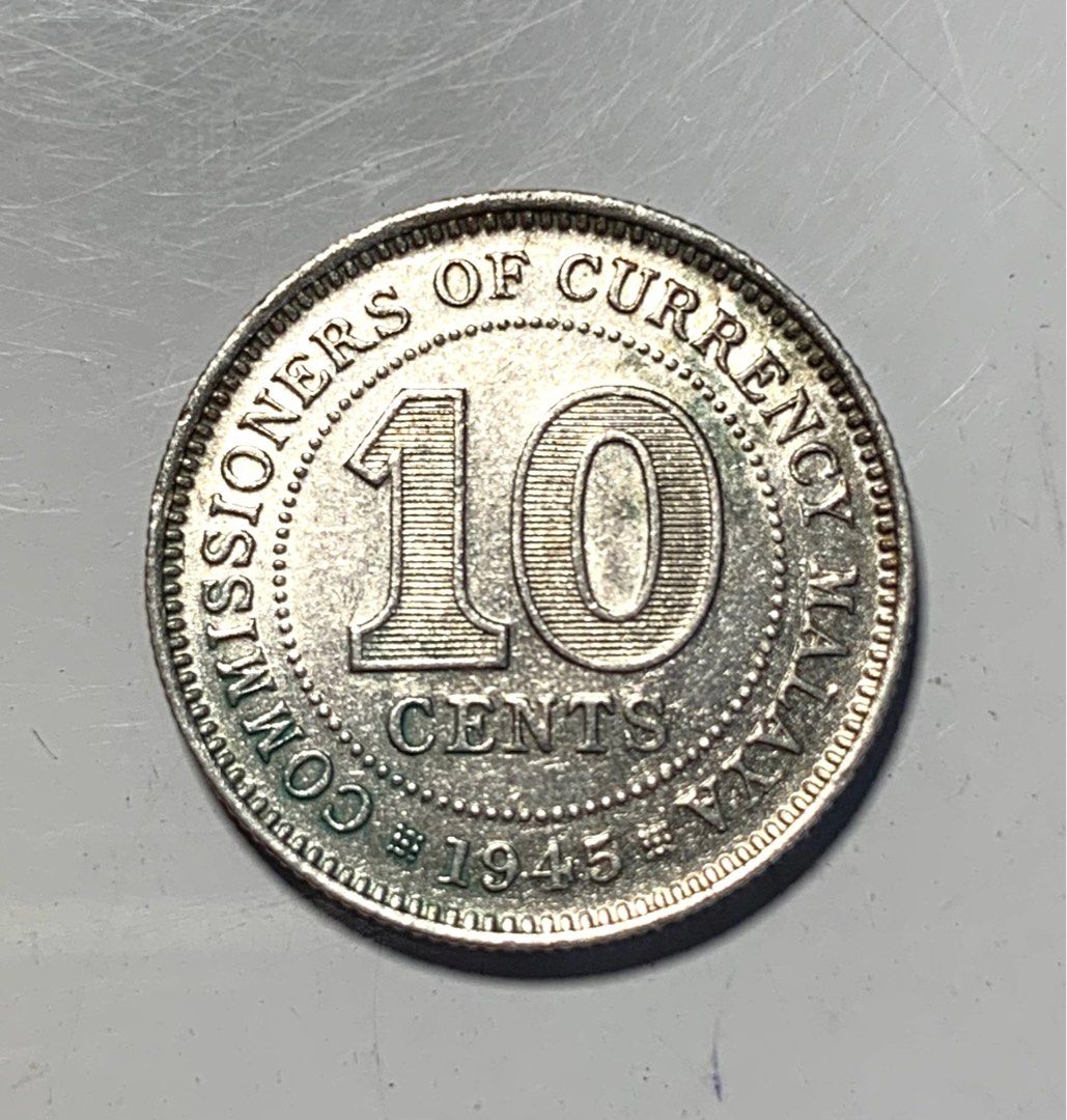 Rare KeyDate 1945 King George VI 10 Cents Coin, Hobbies & Toys, Memorabilia & Collectibles ...