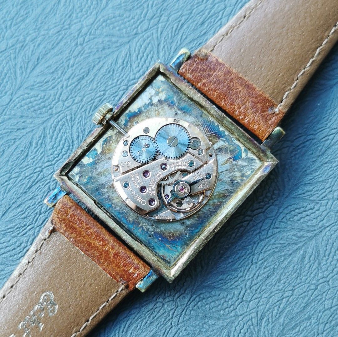 Rare Omega Square Tank Turler Signature cal 620, Luxury, Watches on ...