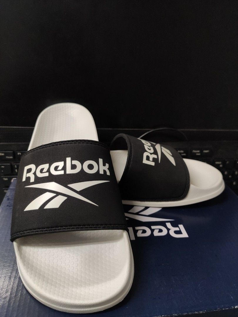 Reebok slides, Men's Fashion, Footwear, Slippers & Slides on Carousell