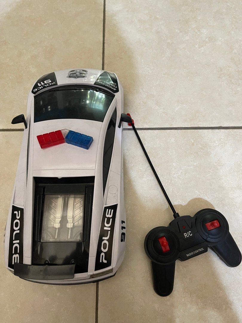 Remote control police toy car, Hobbies & Toys, Toys & Games on Carousell