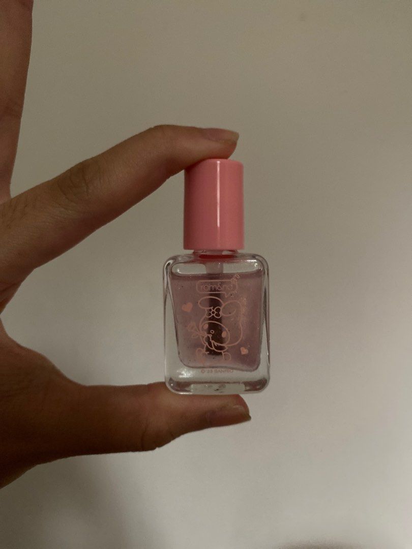 Rom&nd x Sanrio Collaboration: Mood Pebble Nail in 26 Pink Shushu ...