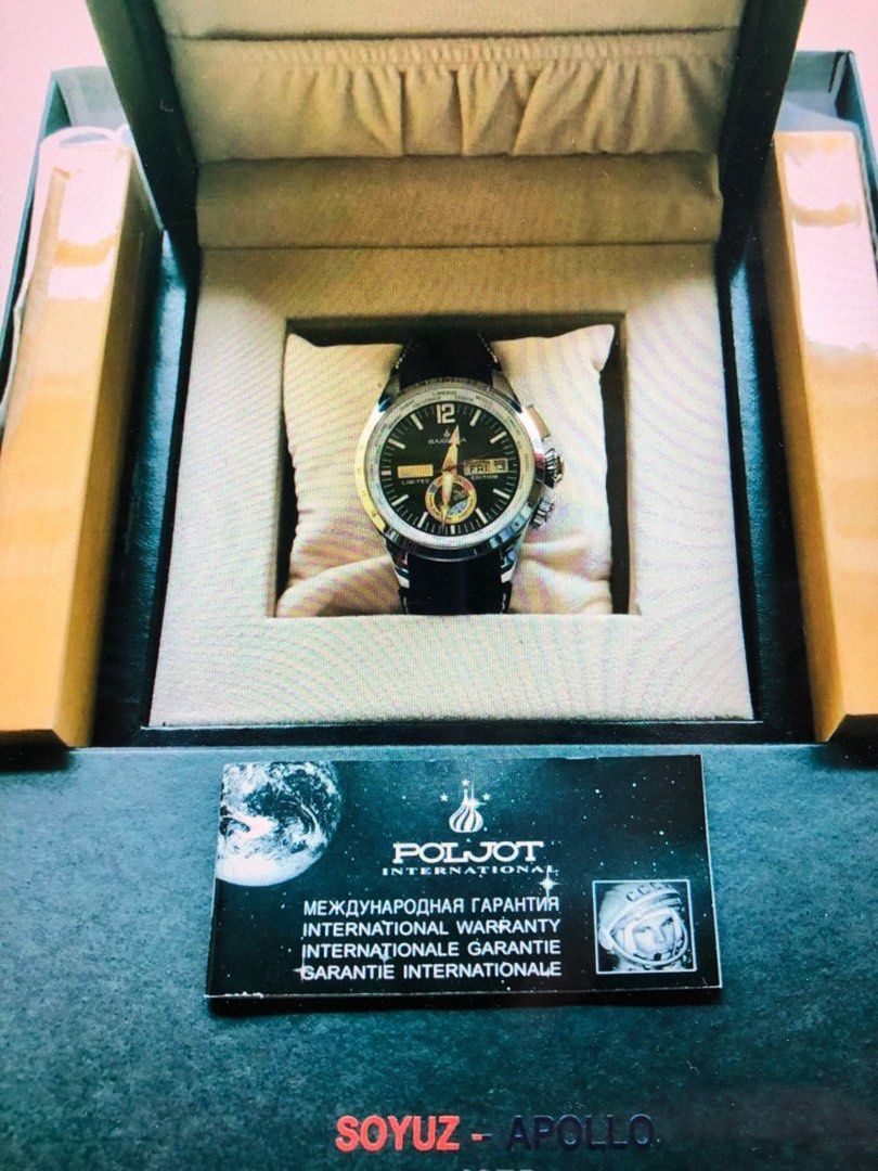 Russian Watch Poljot Basilika Soyuz Apollo Ltd Ed, Luxury, Watches on ...