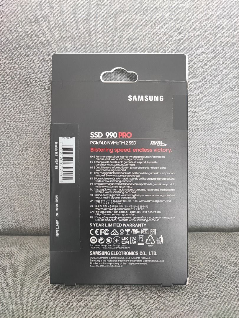 Samsung 990 PRO | 1TB | PCIe 4.0 x4 M.2 Internal SSD, Computers & Tech ...