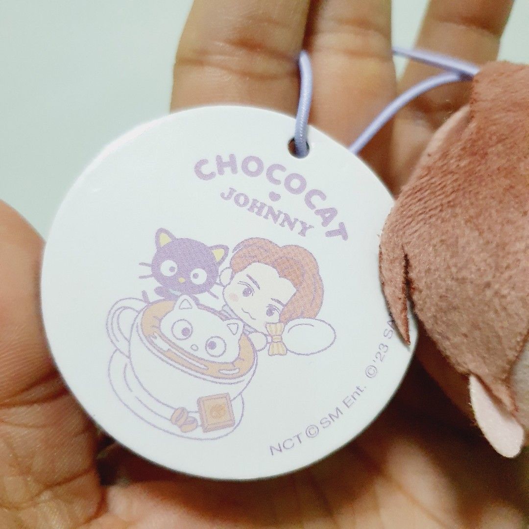 Sanrio Characters x NCT Chococat Johnny Plush Mascot Charm, Hobbies ...