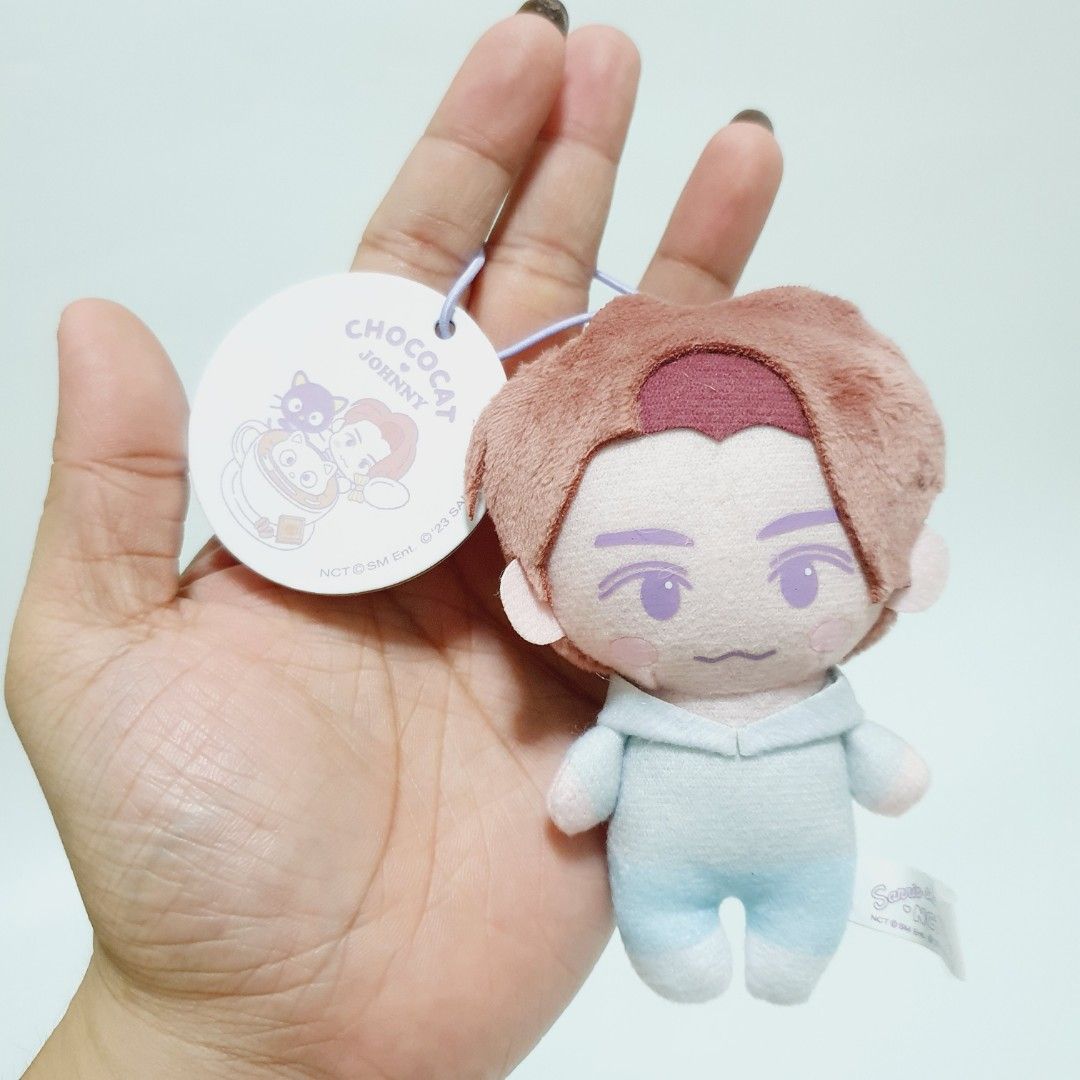 Sanrio Characters x NCT Chococat Johnny Plush Mascot Charm, Hobbies ...