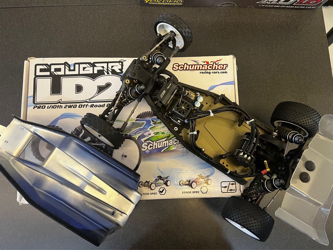 Schumacher Cougar LD2 1/10 2WD Buggy Kit, Hobbies & Toys, Toys & Games ...