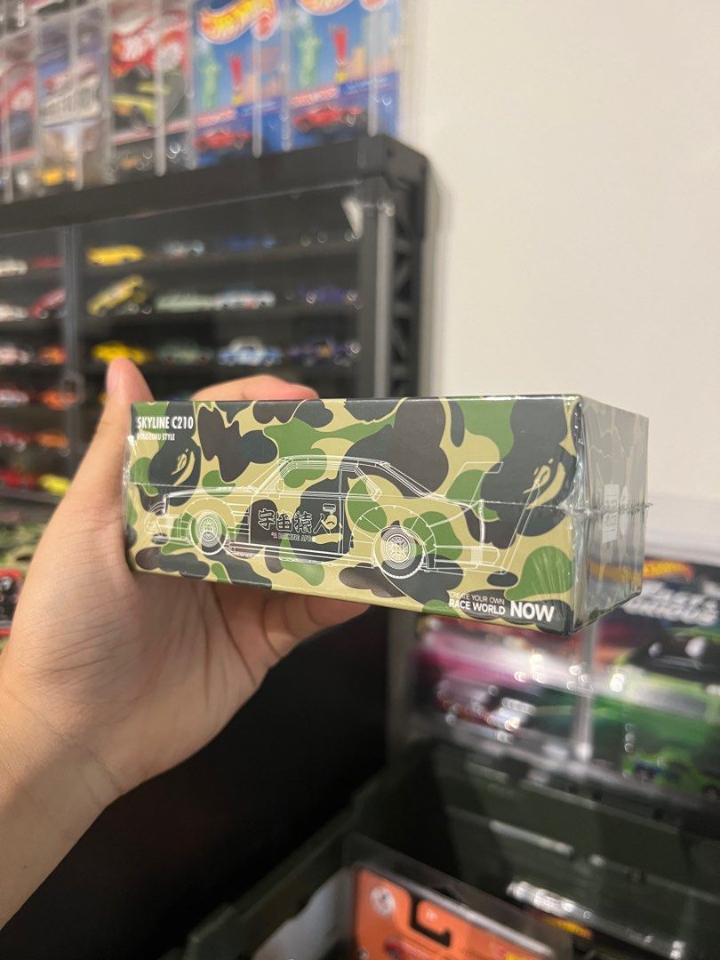 (Sealed) Poprace x Bape 30th Anniversary Nissan Skyline C210 Bosozoku ...