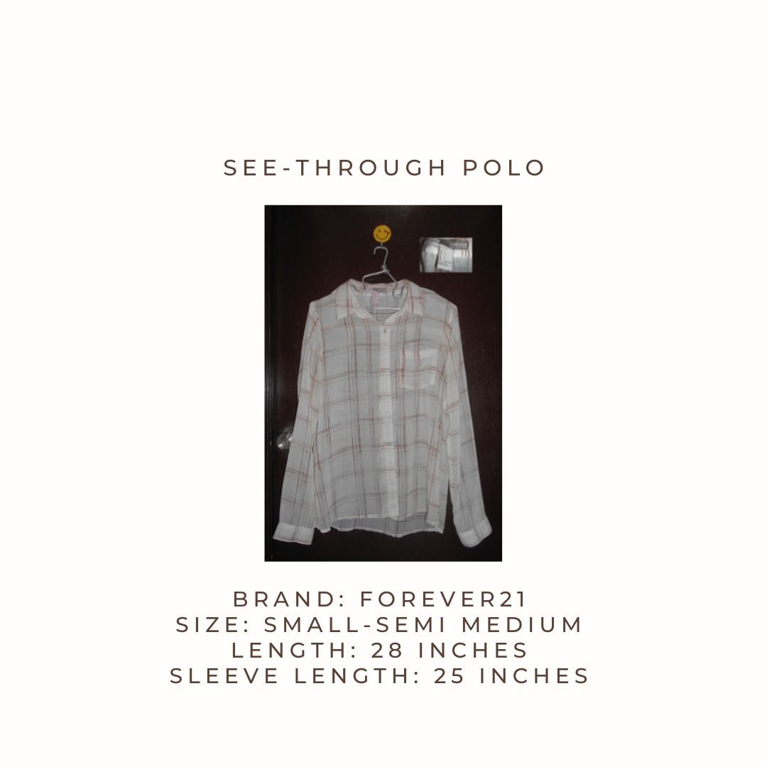 See through Polo, Women's Fashion, Tops, Longsleeves on Carousell