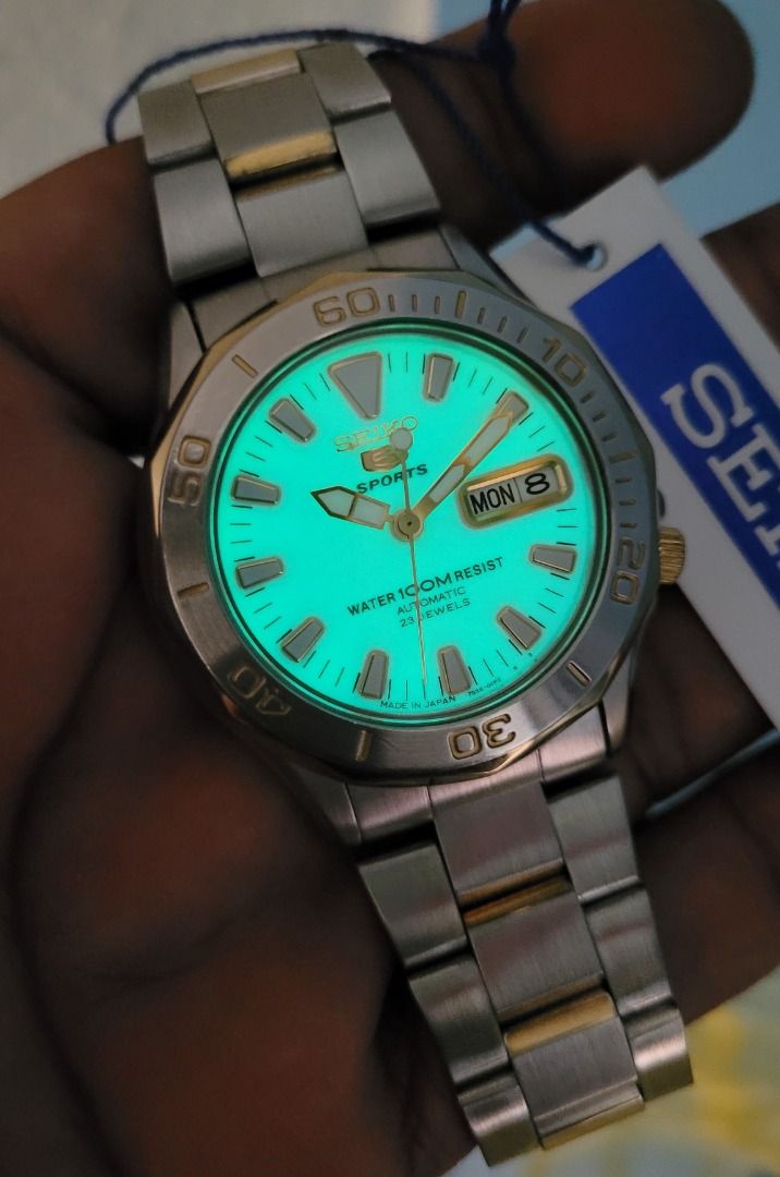 Seiko 5 Sports SNZ396J1 Luminous Dial JDM Made in Japan Set, Men's ...
