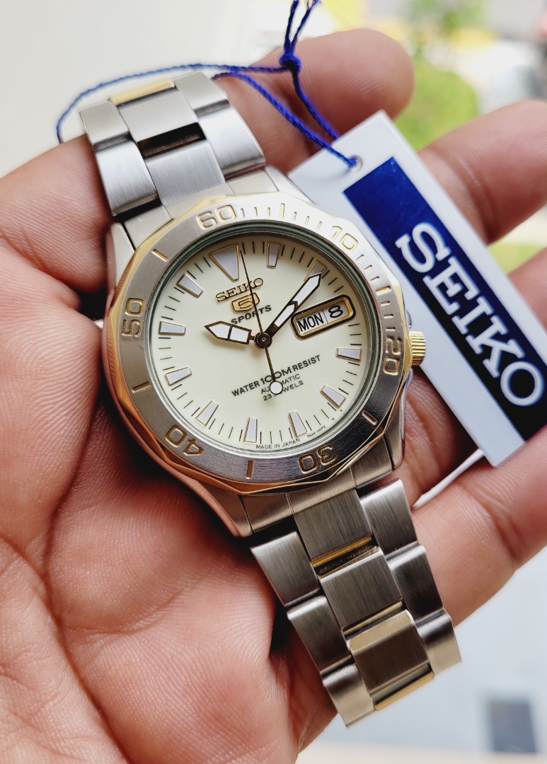 Seiko 5 Sports SNZ396J1 Luminous Dial JDM Made in Japan Set, Men's ...