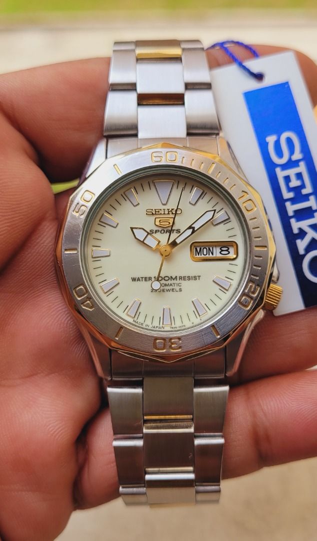 Seiko 5 Sports SNZ396J1 Luminous Dial JDM Made in Japan Set, Men's ...