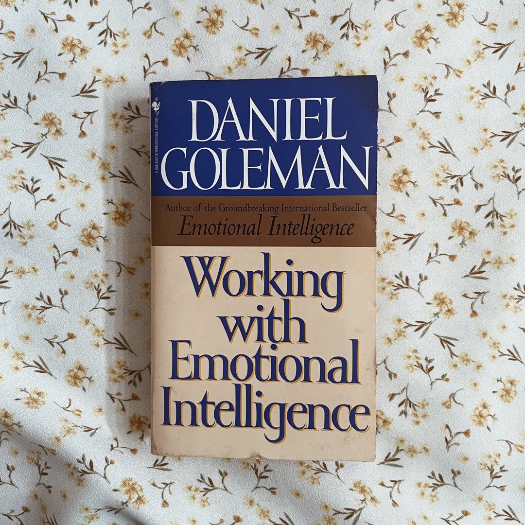 Self Help / Psychology Book : Working with Emotional Intelligence ...