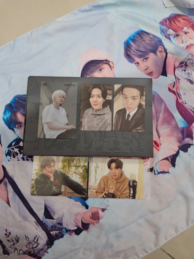 (SET) DDAY Album COMPLETE inclusions, In the Soop 2 PVC Yoongi, Merch Box 7 PCs RM and Hobi ...