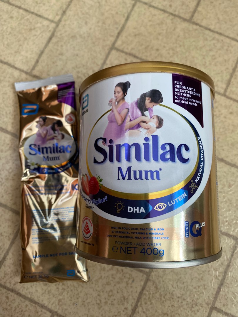 Similac Mum 400g strawberry flavour, Babies & Kids, Maternity Care on ...