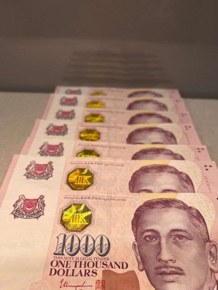 Singapore $1000 One Thousand Note, Hobbies & Toys, Memorabilia ...